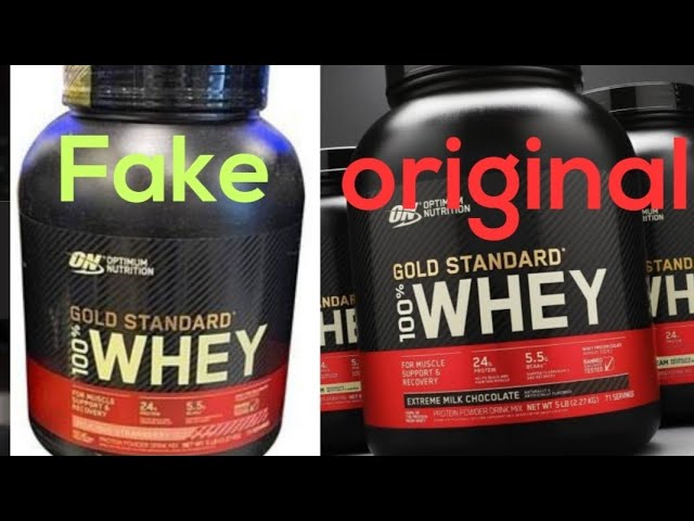 On(optimum Nutrition) New packing 5lbs Fake vs. original suppliment Big ...